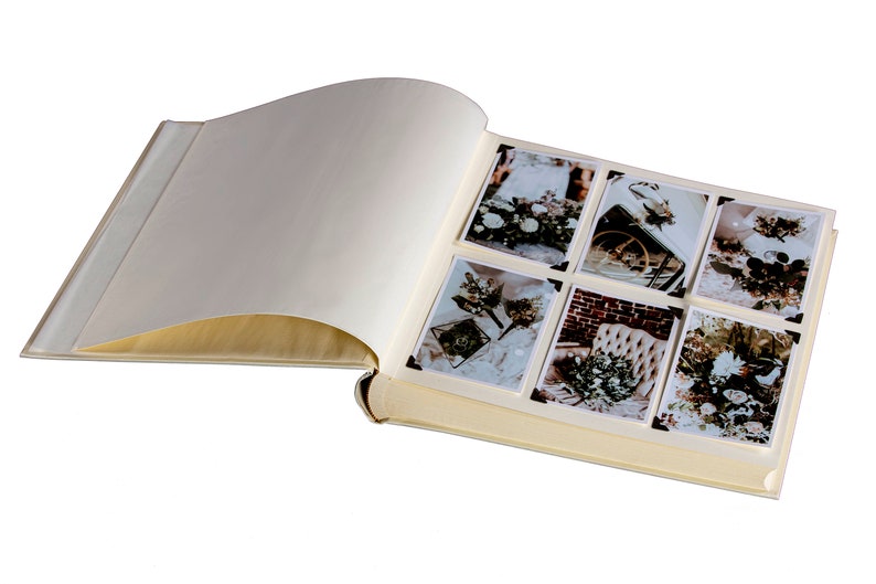 Beige Personalized Wedding Album Large Wedding Album With - Etsy