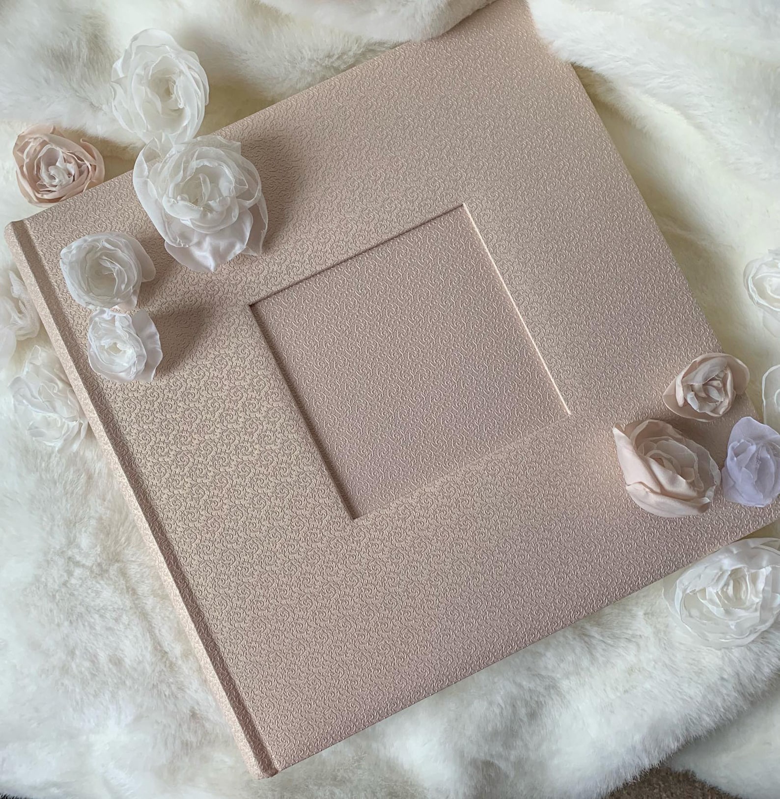 Rose Gold Personalized Wedding Album, Large Wedding Album - Etsy