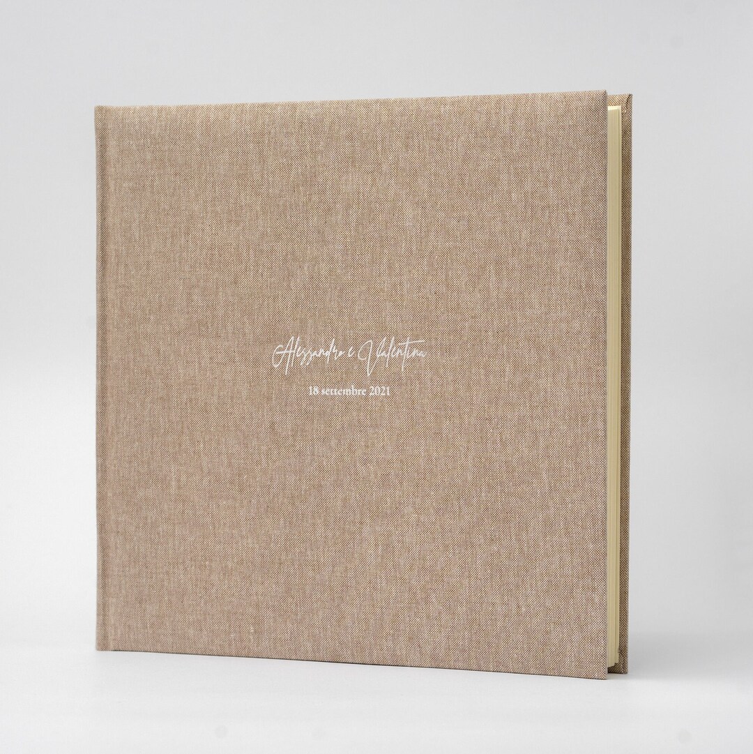 Handmade Photo Album With Linen Cover - Etsy