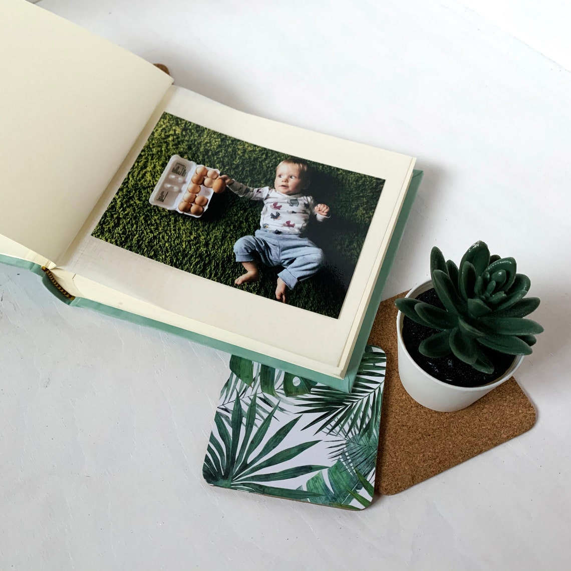 White Photo Album With Lace Pattern Luxury Photoalbum | Etsy