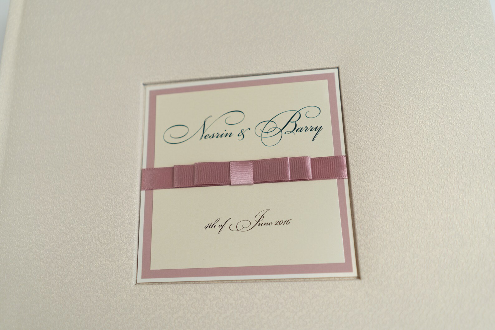 Beige Personalized Wedding Album Large Wedding Album With - Etsy