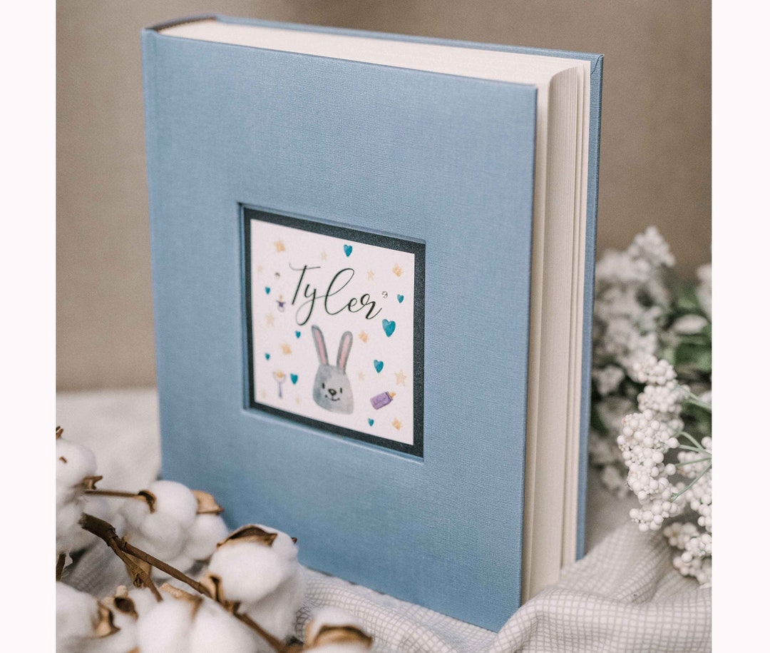 Blue Baby Boy Photo Album, Kids Photo Album - Etsy