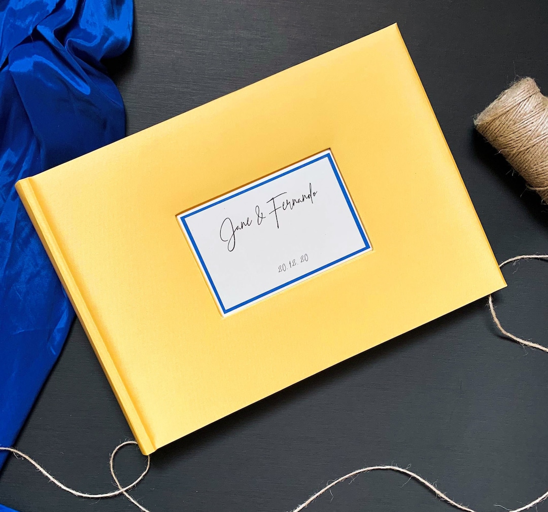 Yellow Photo Album - Sun Shine Album - Black Sheets Scrap Book - Etsy