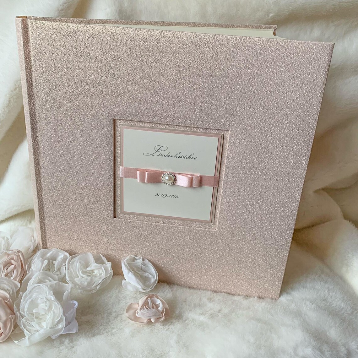 Rose Gold Personalized Wedding Album, Large Wedding Album - Etsy
