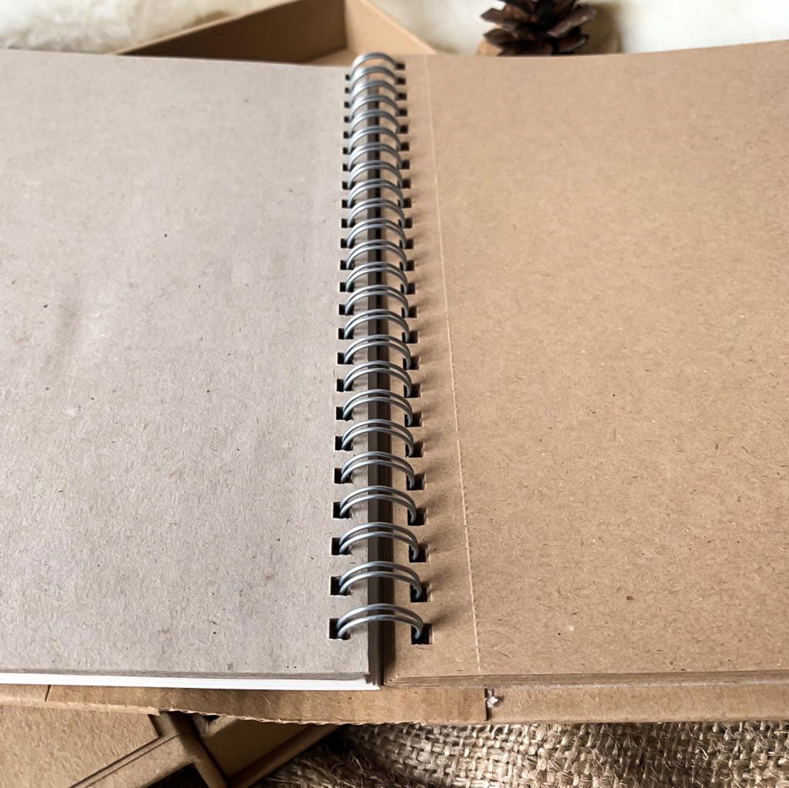 Kraft Box, Kraft Sketch Book, Natural Box With Sketch Book - Etsy