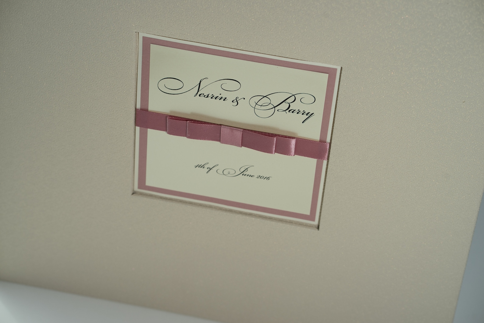 Beige Personalized Wedding Album Large Wedding Album With | Etsy