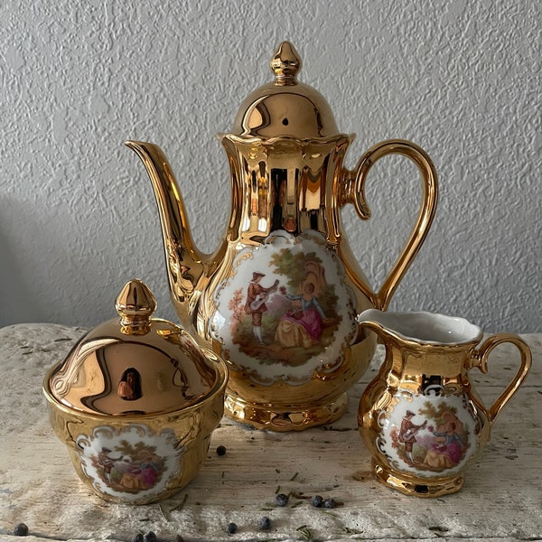 Bavaria Gold Tea Set - Etsy