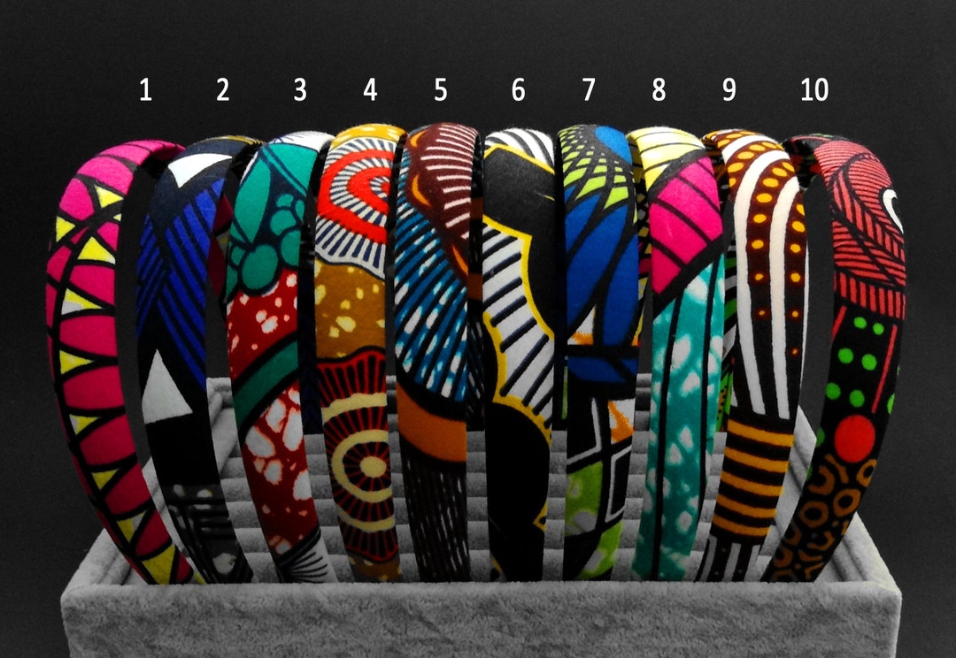 Wax Headband 2cm Wide Choice of Model Soft and Light Headbands Unique ...