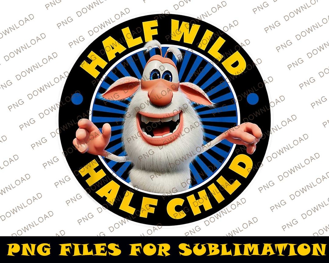 Booba Half Wild Half Child Retro, Booba Half Wild Half Child T Shirt Design, Booba Half Wild ...