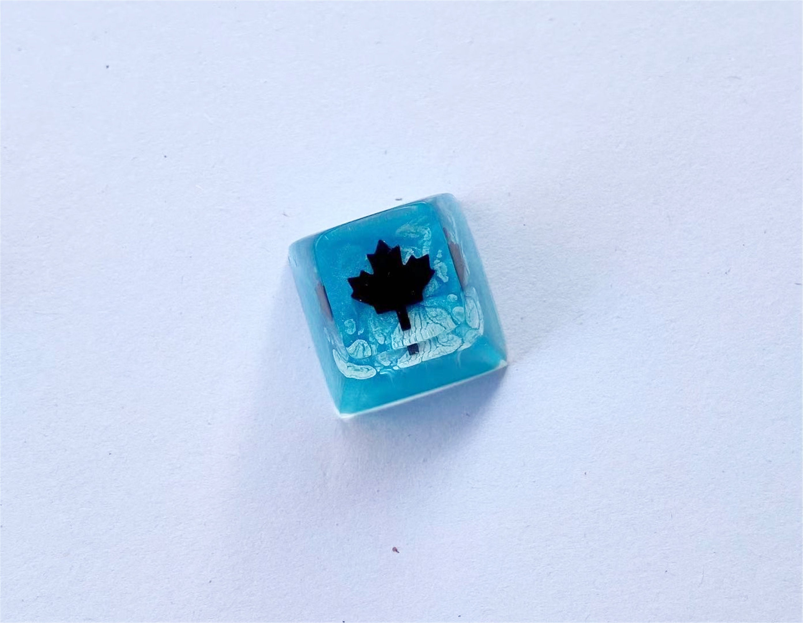 Rainbow Six Keycap Black Ice Leaf Resin Keycap OEM R4 Key | Etsy