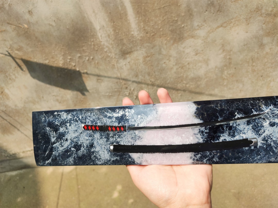 Katana Wrist Rest Artisan Samurai Sword Wrist Rest Black - Etsy