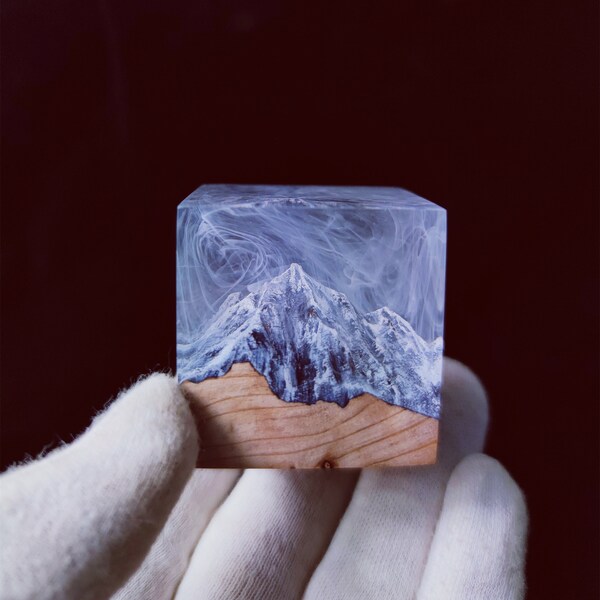 Resin Cube - Etsy