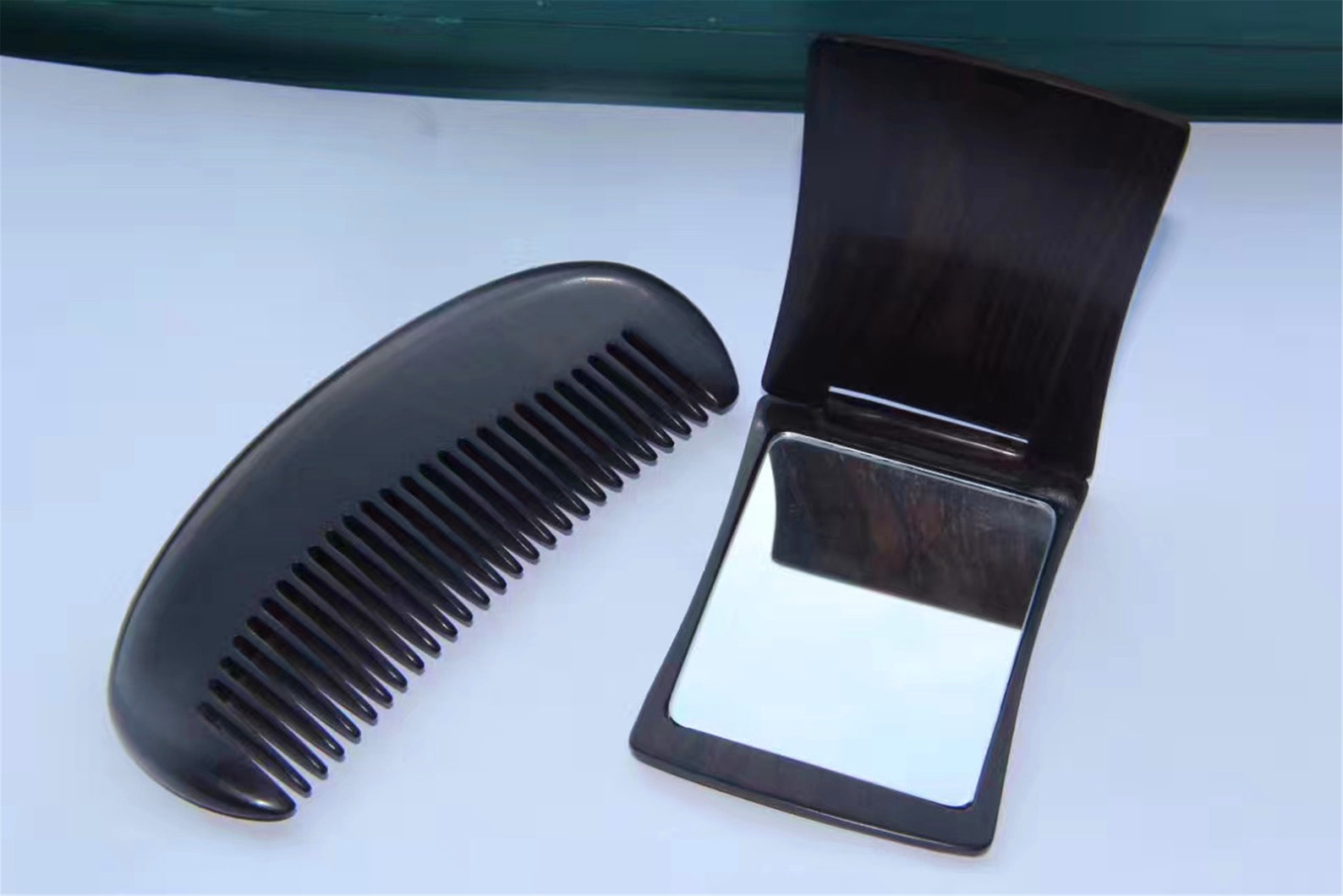 Wood Comb Sterling Silver Thread Comb Mirror Handmade - Etsy