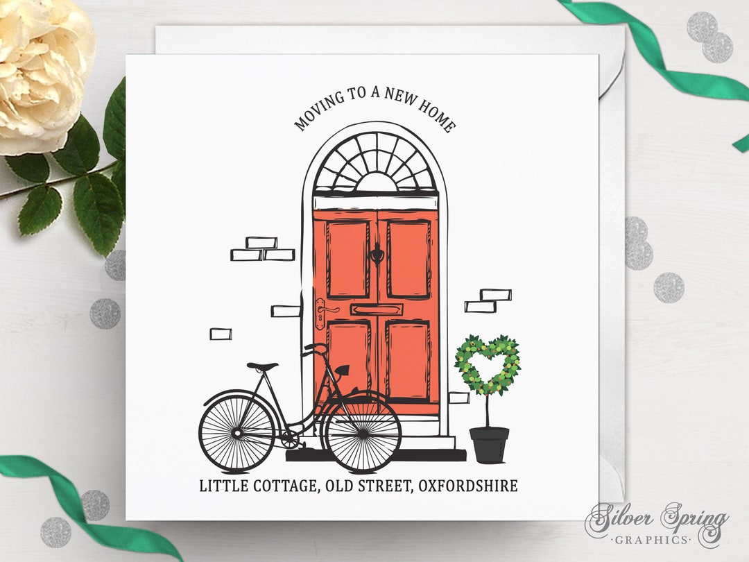 Moving Card, Personalised Moving Card, New Home Card, New Address ...