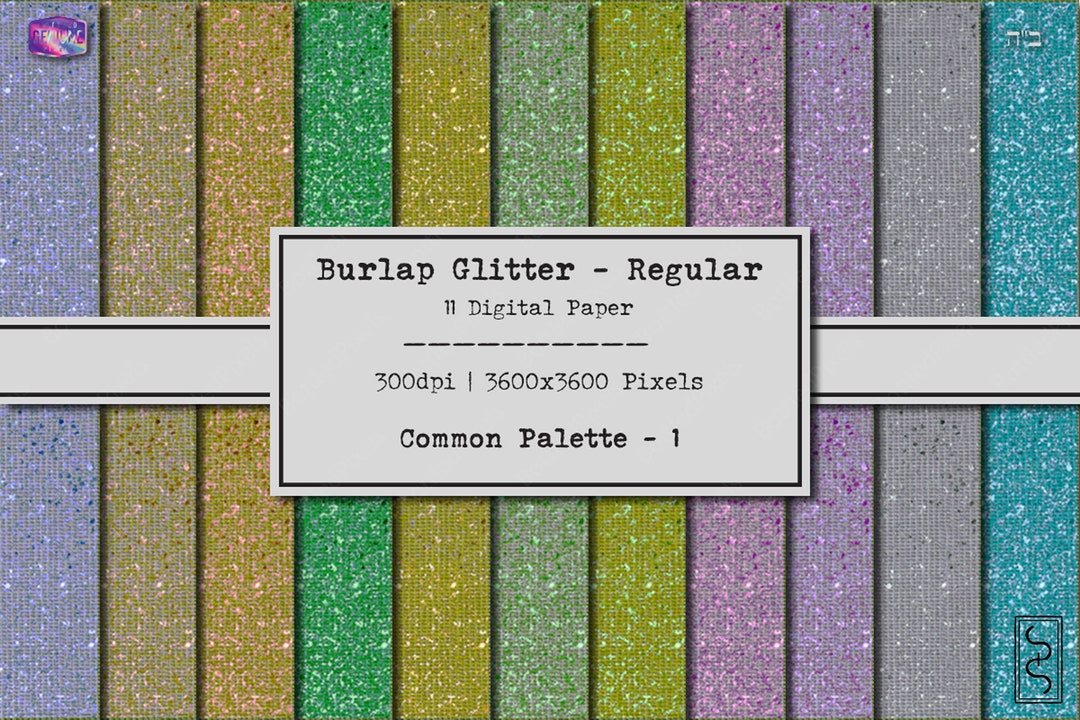 Burlap Glitter Regular Digital Paper, Background Paper, Printable ...