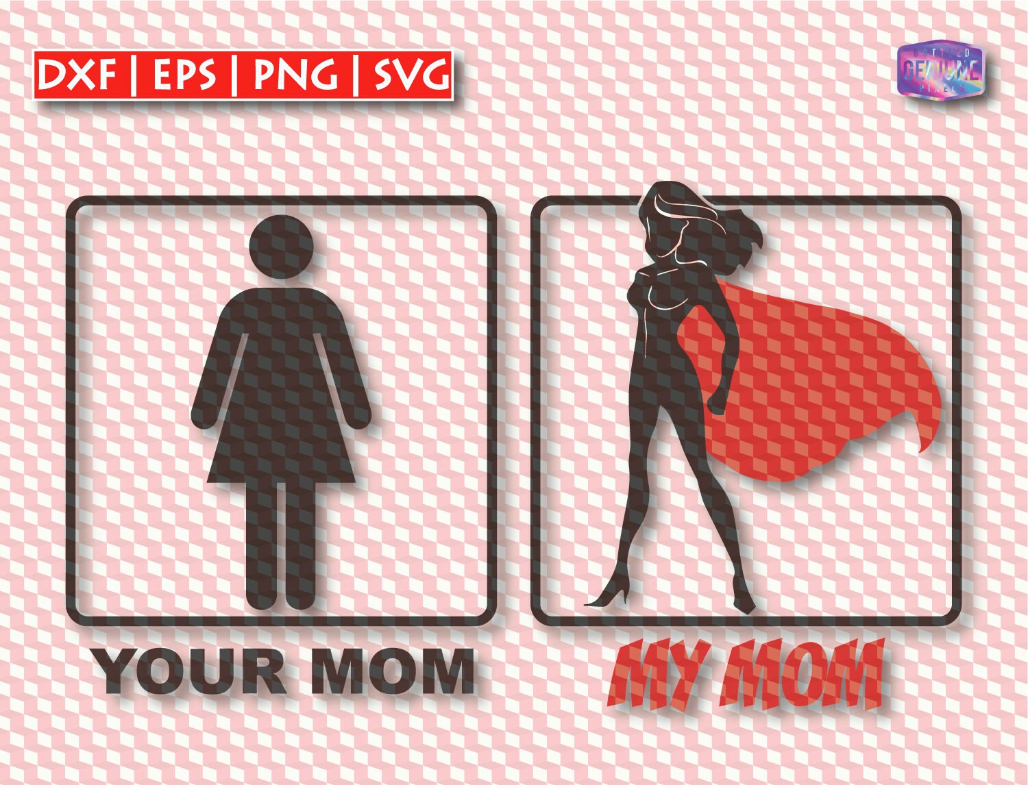 Your MOM MY MOM Htv Superhero Mom Mom Svg Png Dxf - Etsy