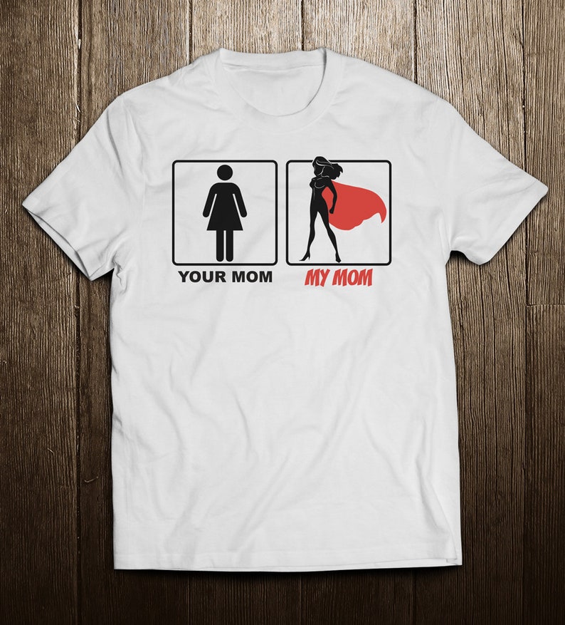 Your MOM MY MOM Htv Superhero Mom Mom Svg Png Dxf - Etsy