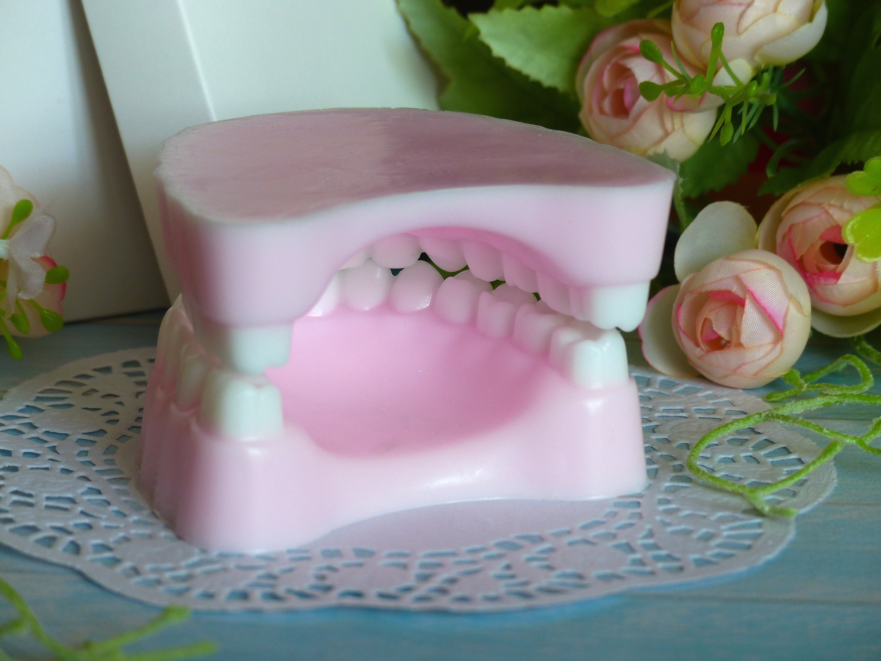 Teeth soap homemade denture souvenir for parents anniversary | Etsy