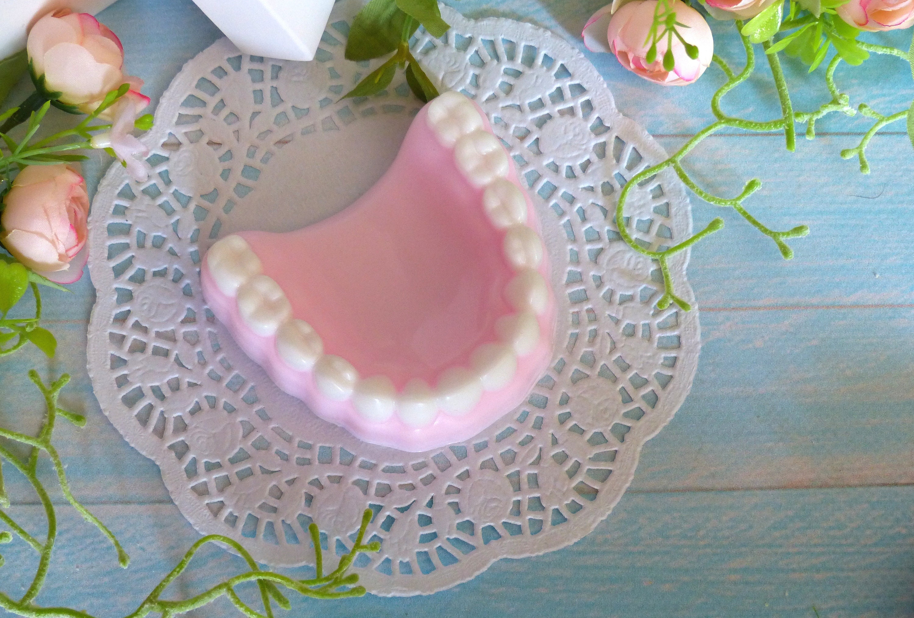 Teeth soap homemade denture souvenir for parents anniversary | Etsy