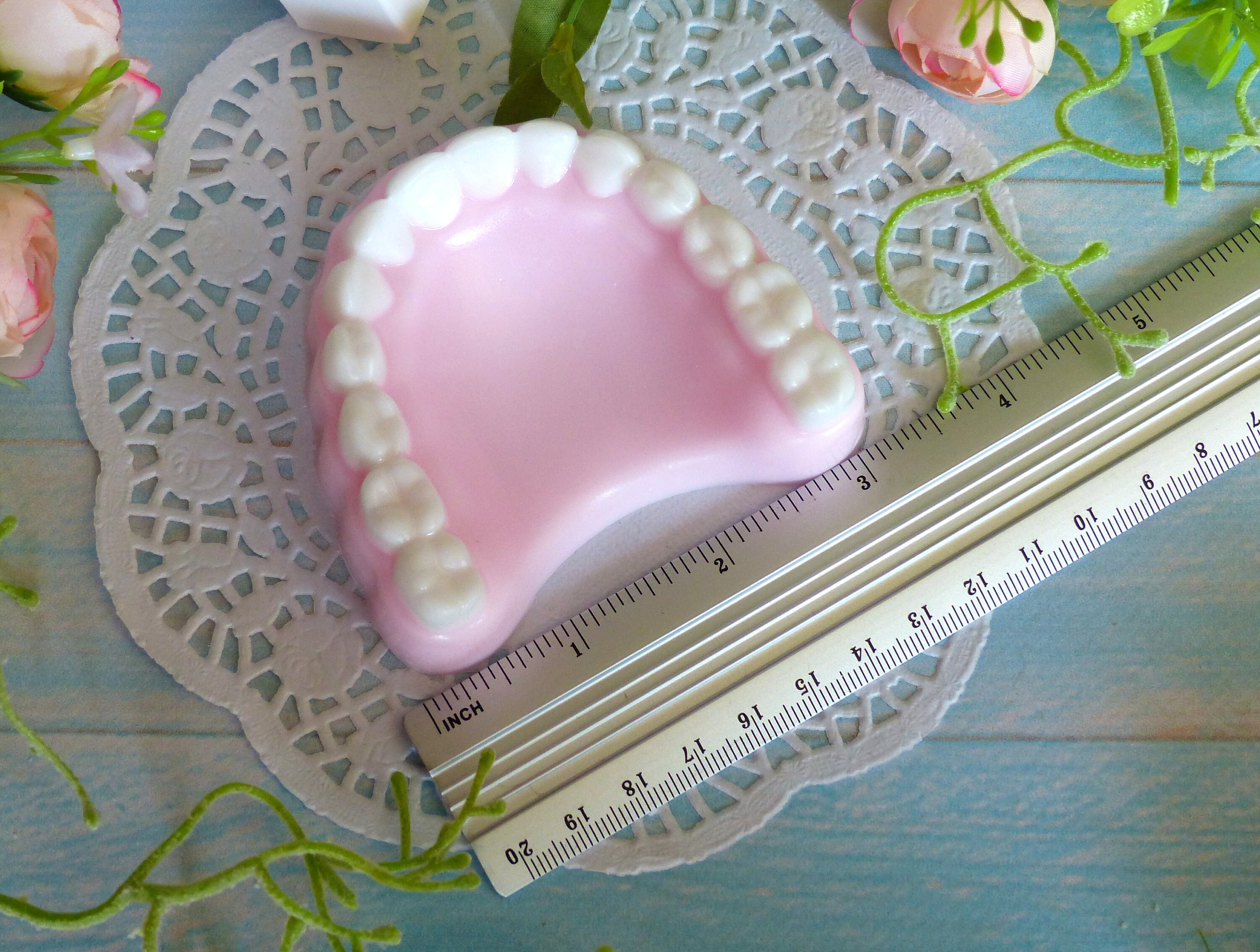 Teeth soap homemade denture souvenir for parents anniversary | Etsy