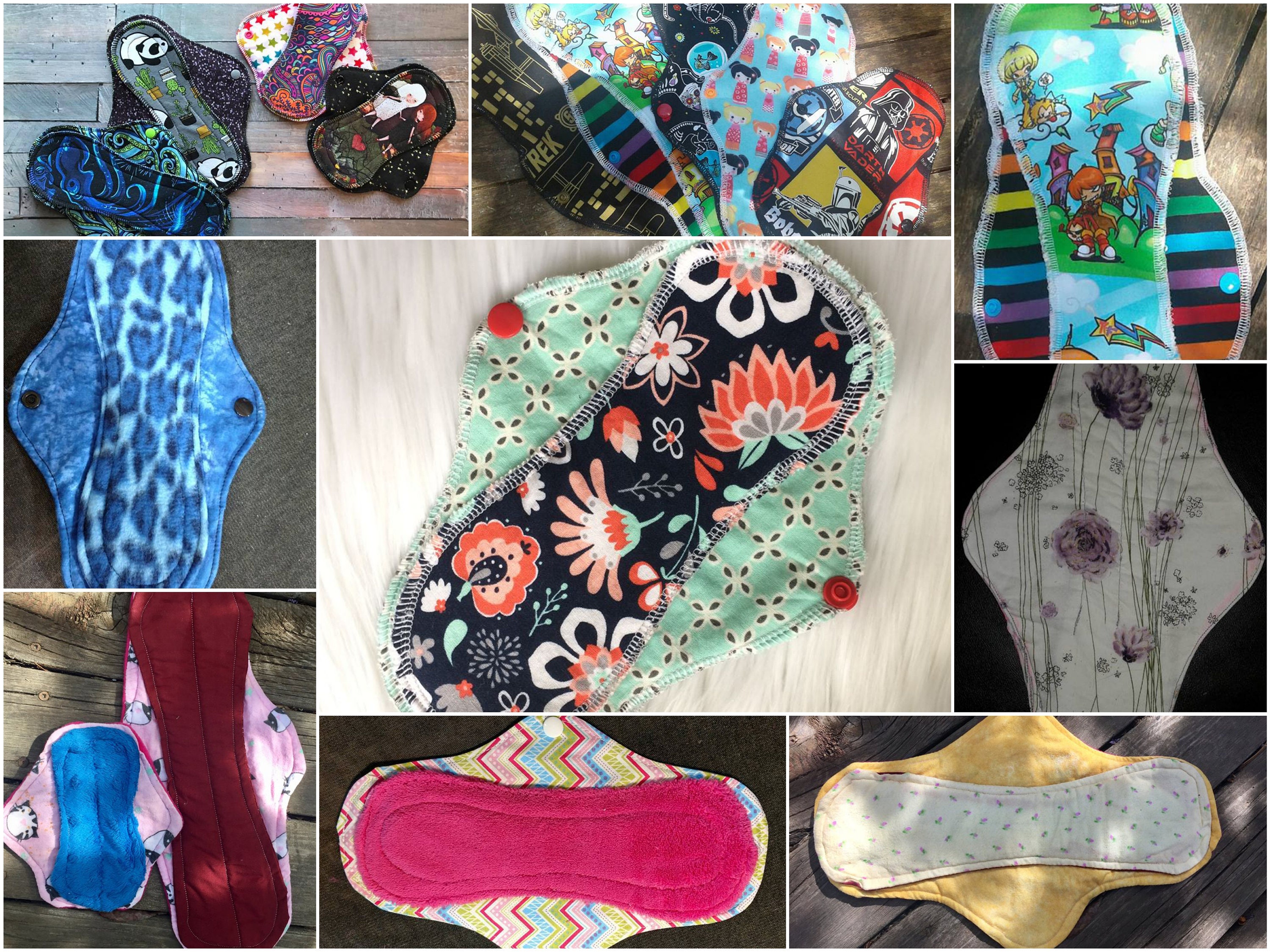 Cloth Pad Pattern Simply Curvy Sewing Tutorial Serged Pad - Etsy Australia