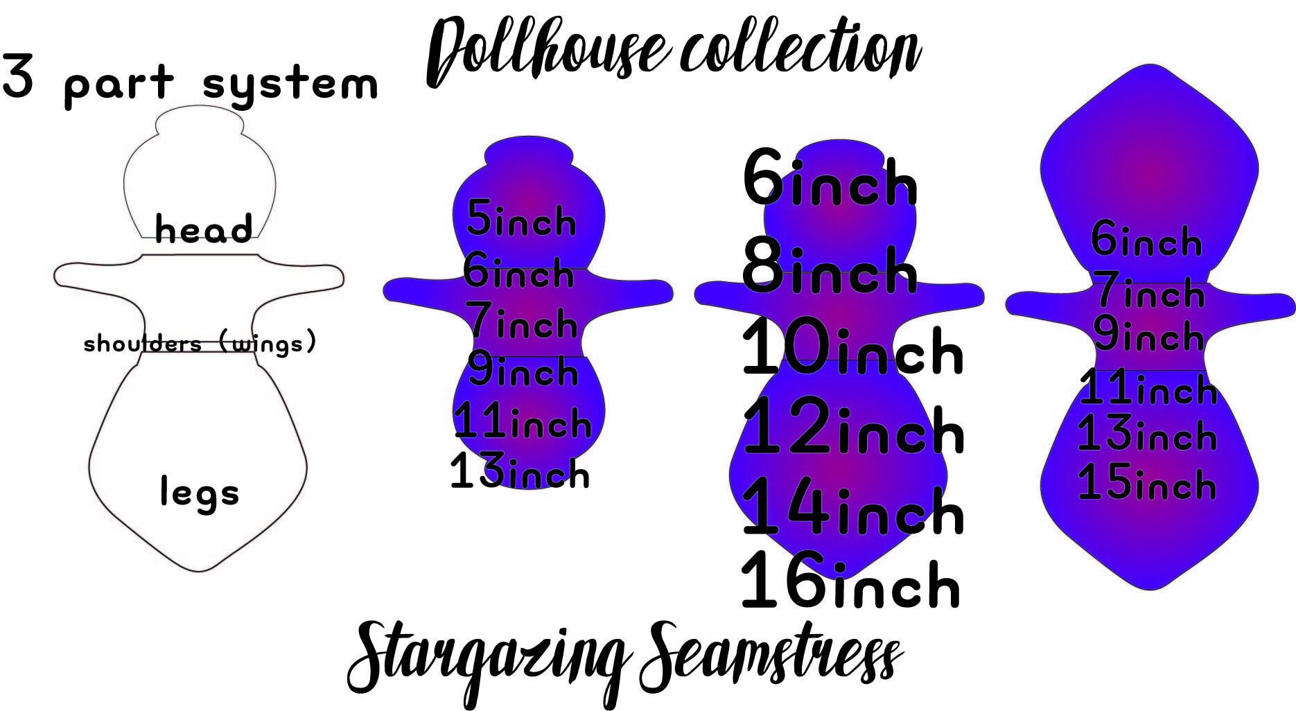 Cloth Pad Pattern PDF Pattern for Cloth Pad 14inch Princess - Etsy