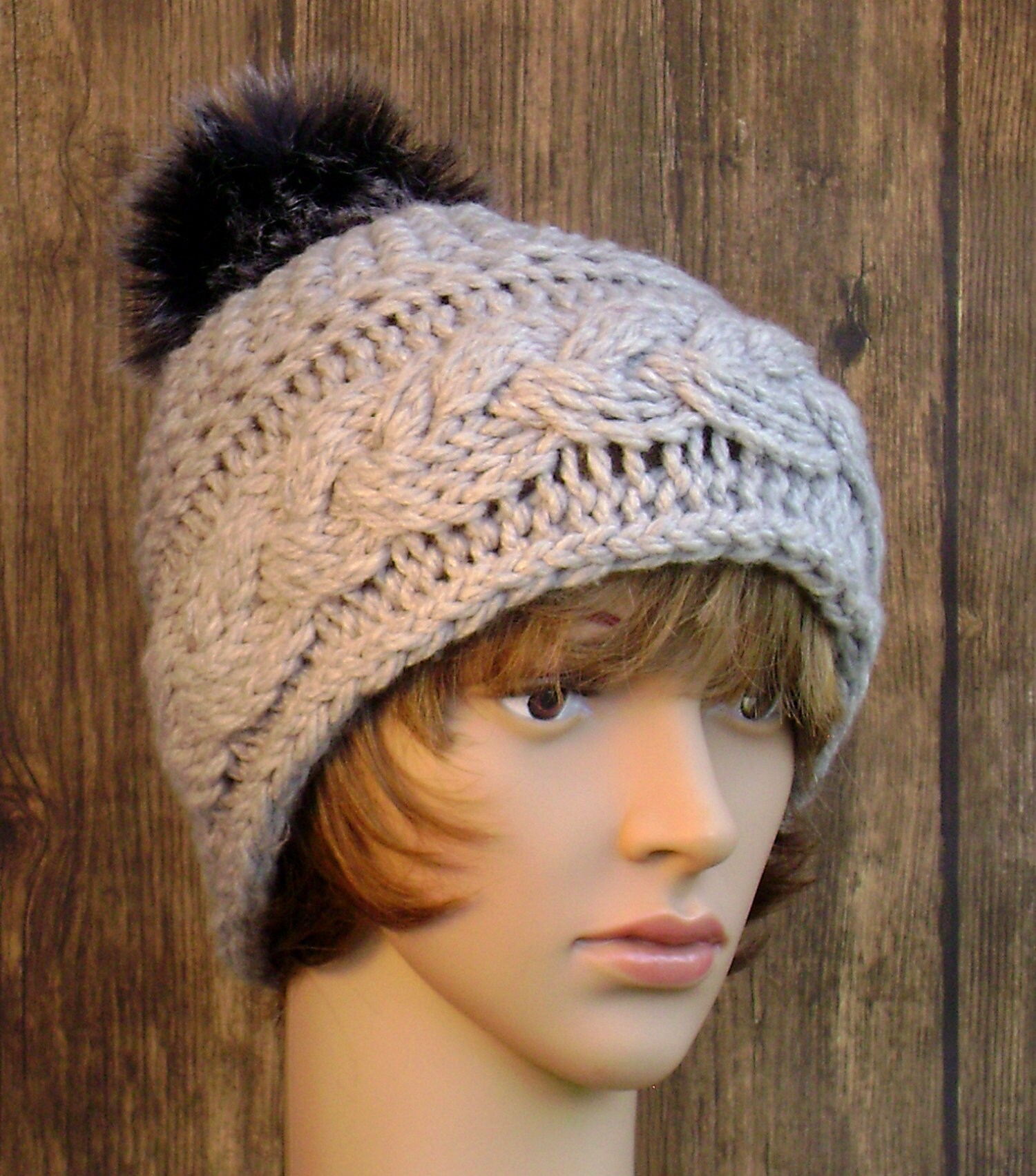 Plaits & Purls Hat, Hand Knit With Super Bulky Yarn, Women's, Teens ...