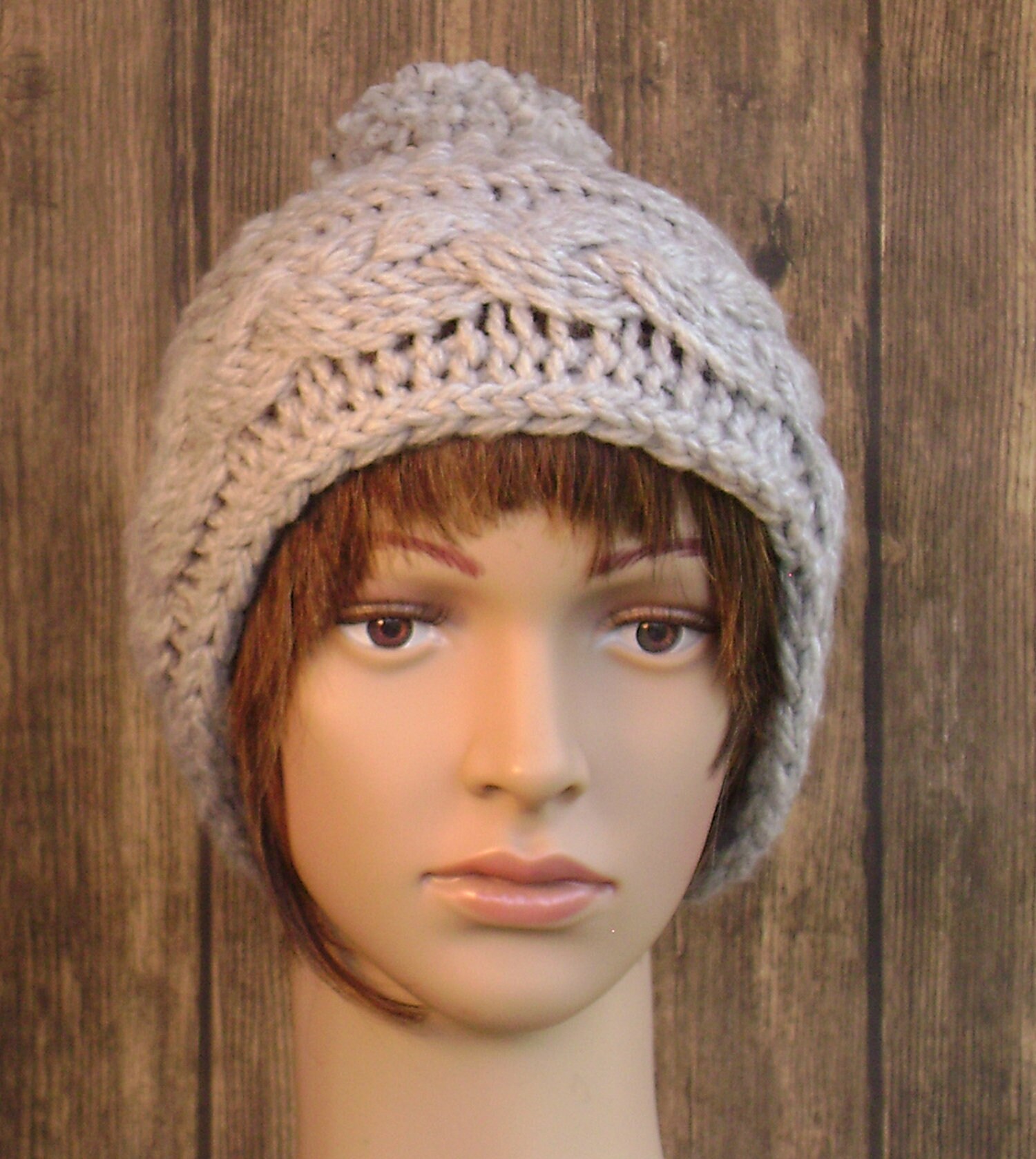 Plaits & Purls Hat, Hand Knit With Super Bulky Yarn, Women's, Teens ...
