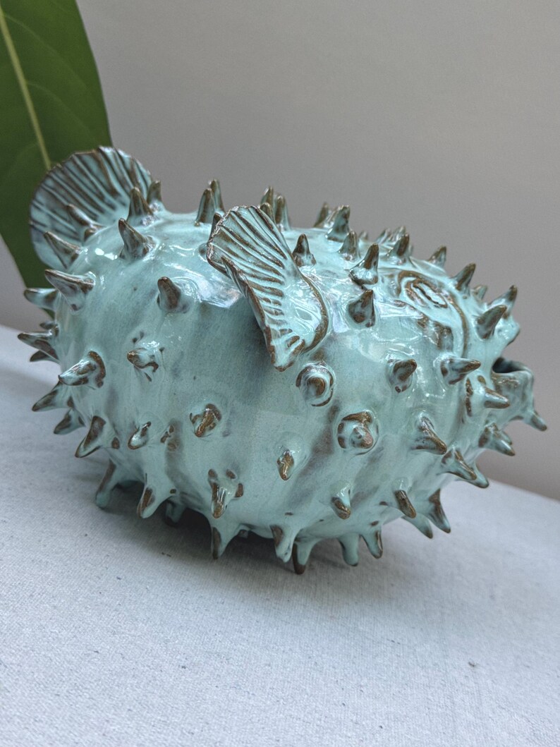 Puffer Fish XL: South Shore Collection - Handmade Ceramic Sculpture ...