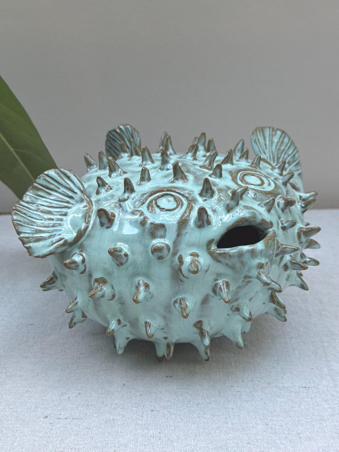 Puffer Fish XL: South Shore Collection - Handmade Ceramic Sculpture ...