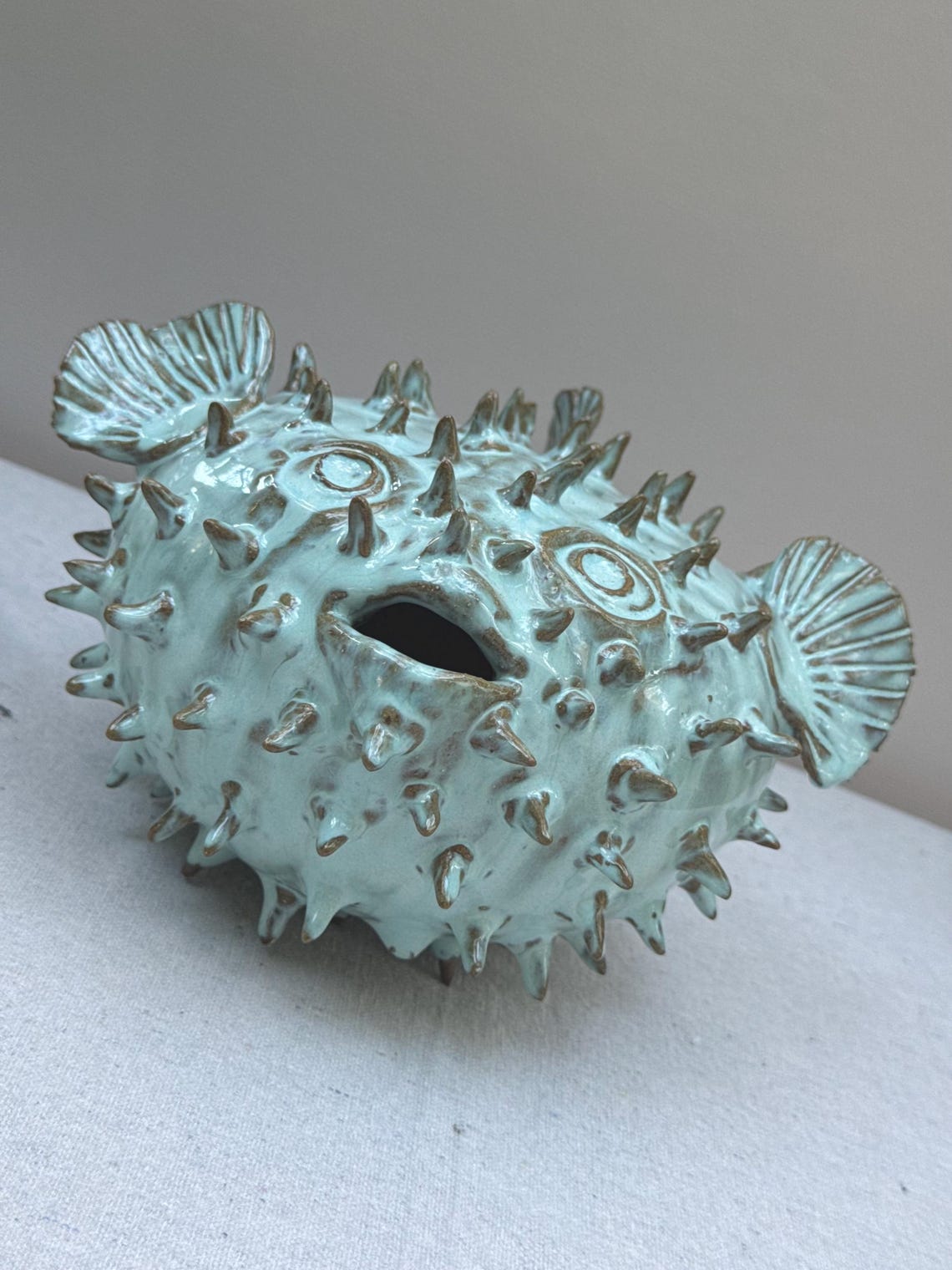 Puffer Fish XL: South Shore Collection - Handmade Ceramic Sculpture ...