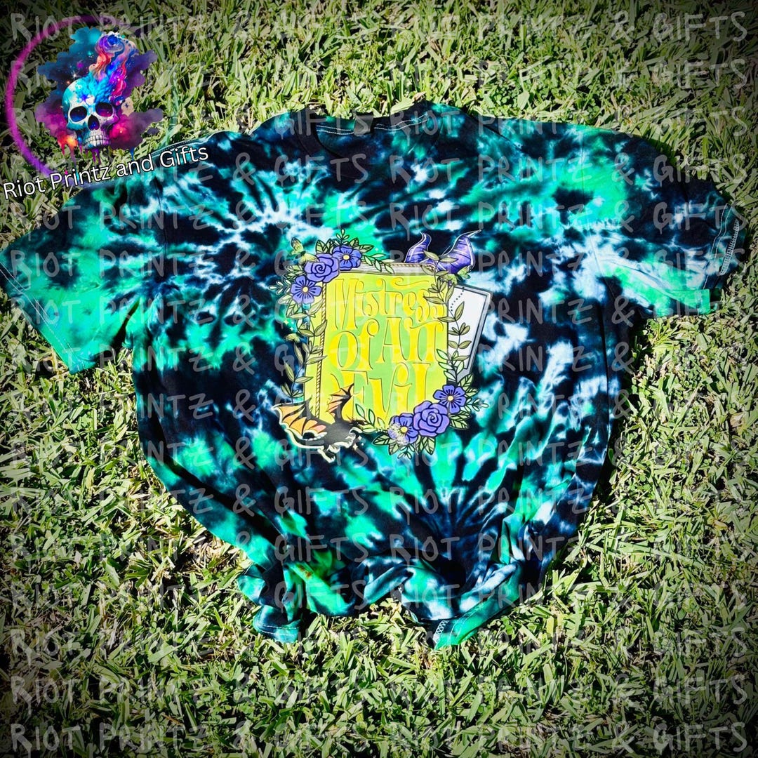 Evil Mistress Tie Dye T-shirt - Etsy