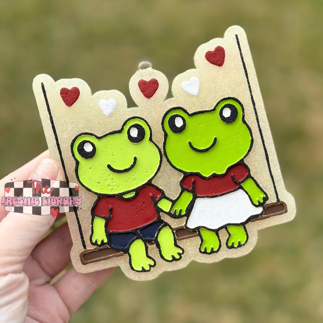 Adorable Frog Couple Freshie | Car Air Freshener - Etsy