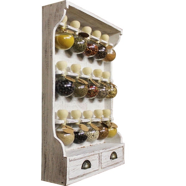 Wood Spice Rack - Etsy