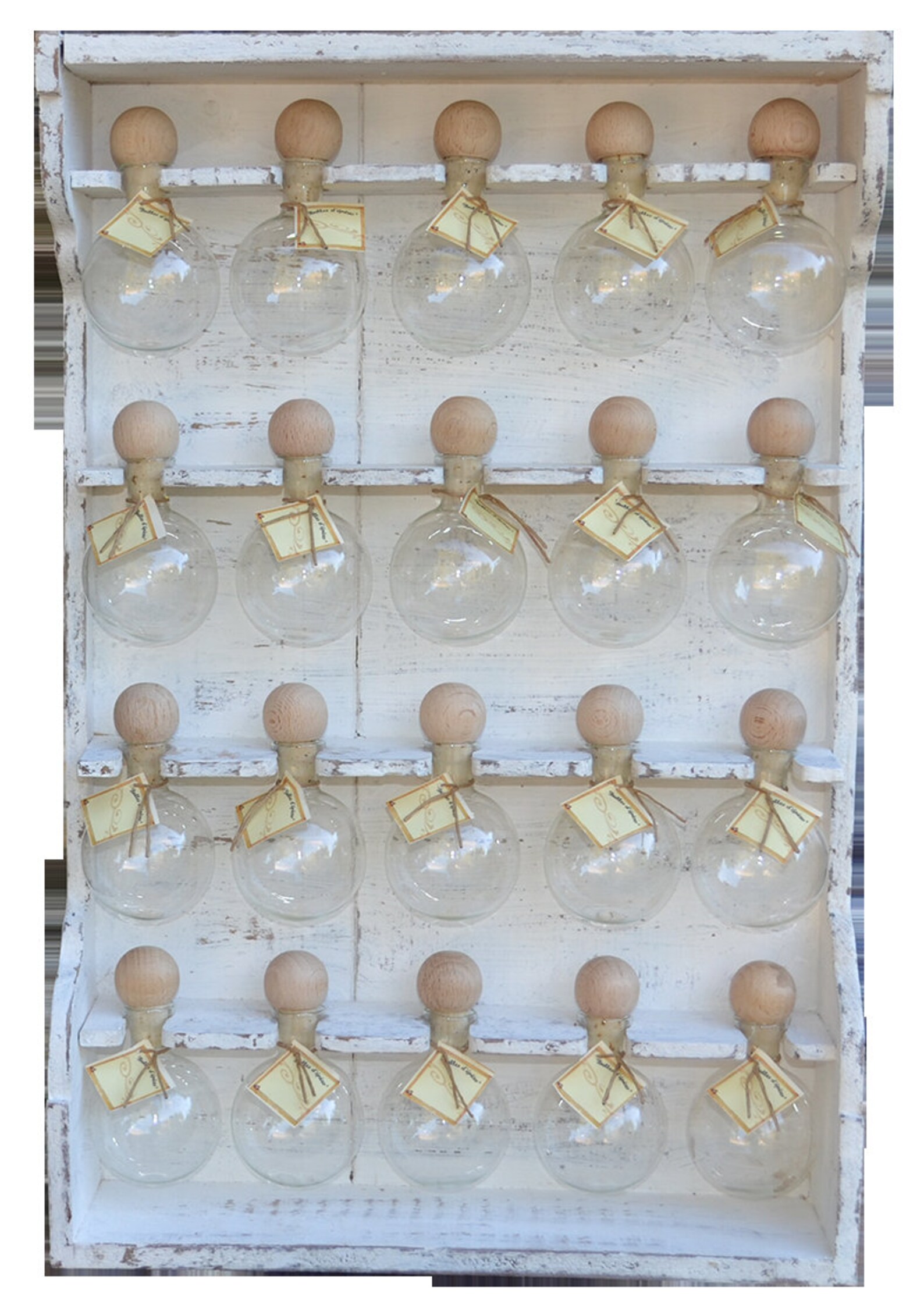 Wooden Spice Rack white Patina Vintage Style Kitchen - Etsy