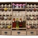 30 Bubbles Wooden Spice Cabinet Wood Stain - Etsy