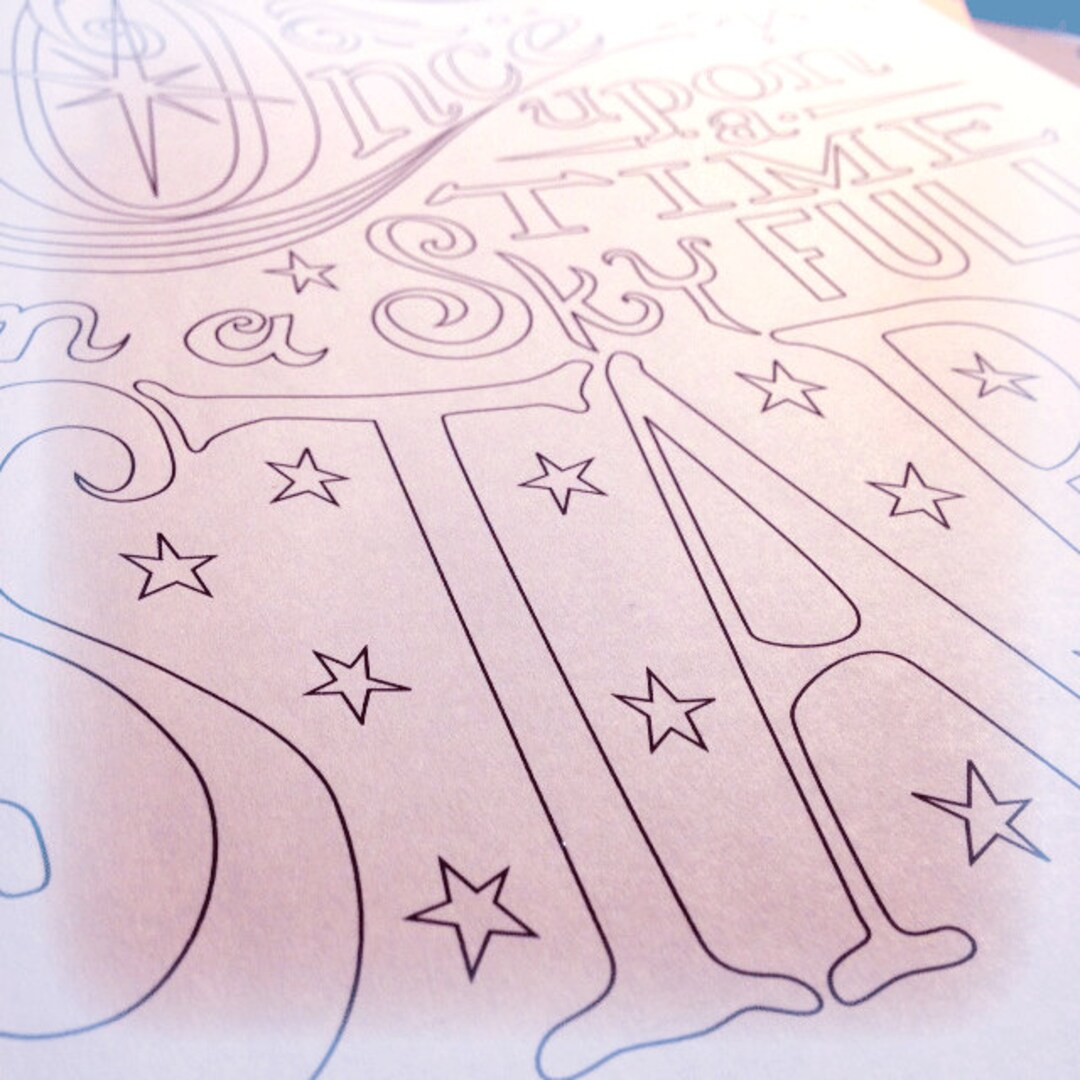 Once Upon a Time Coloring Page - Etsy