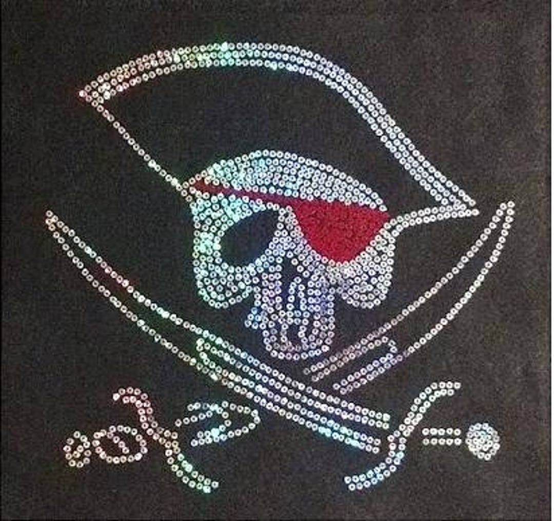 Gasparilla Skull Sequins Pirate Shirts, Plus Sizes, Sweatshirts and ...