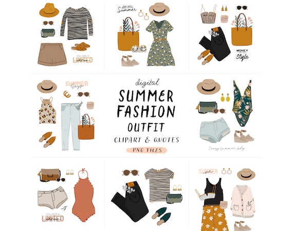 Spring Season Clothing Clipart