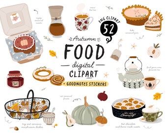 Baking Clipart Bundle Blue Kitchen Accessories (Download Now) - Etsy