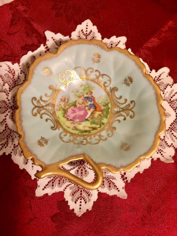 Lefton Hand Painted Candy Dish | Etsy