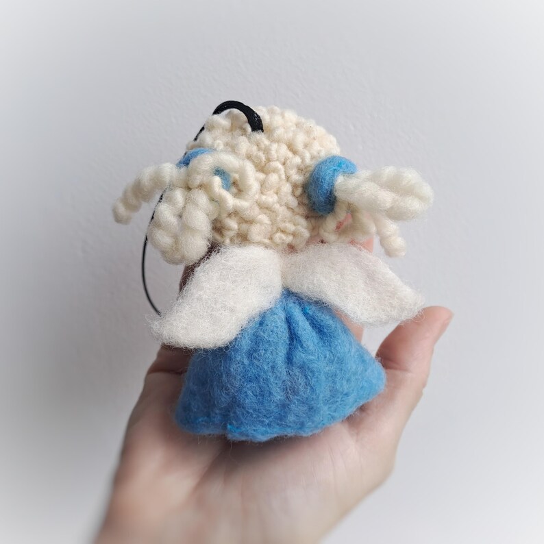 Cute Angel Figure, OOAK Angel, Needle Felted Angel, Angel Ornament ...