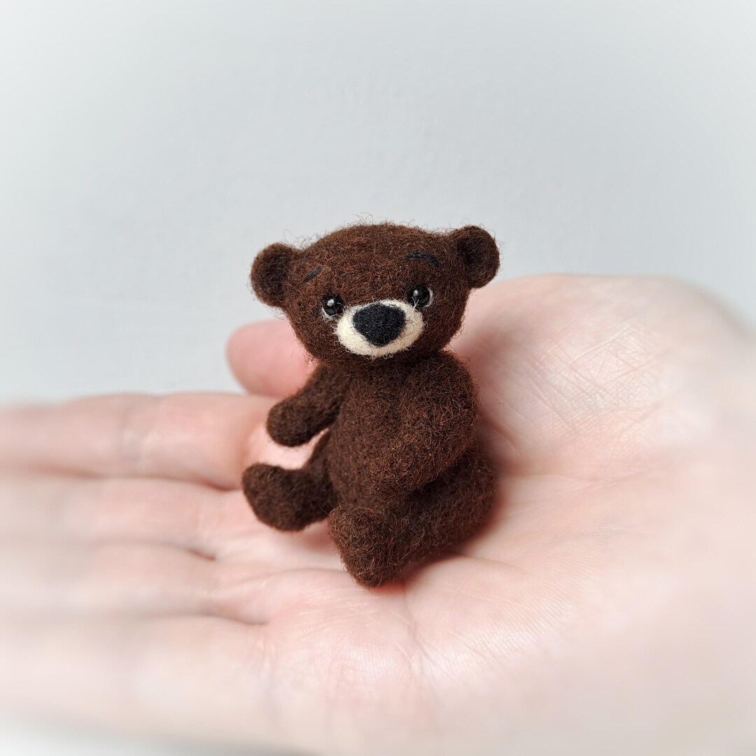 Artist Teddy Bear, Cute Mini Bear, OOAK Miniature Bear, Handmade Teddy ...