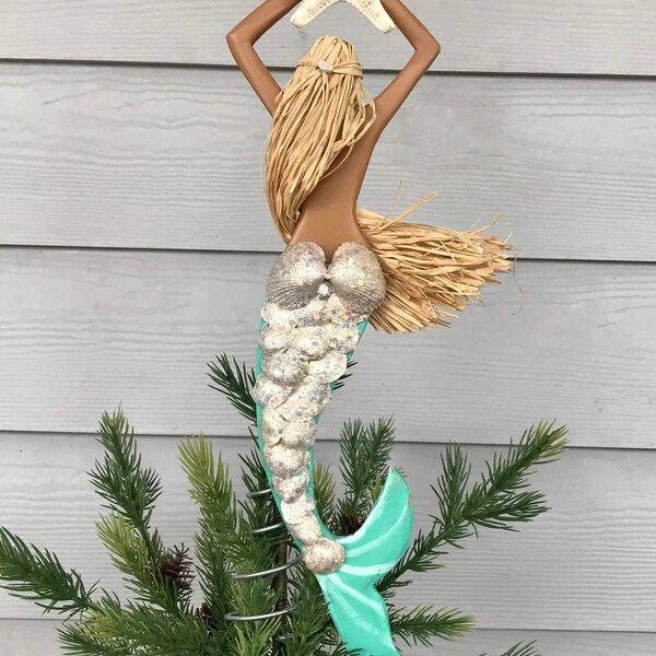 Mermaid Tree Topper - Etsy