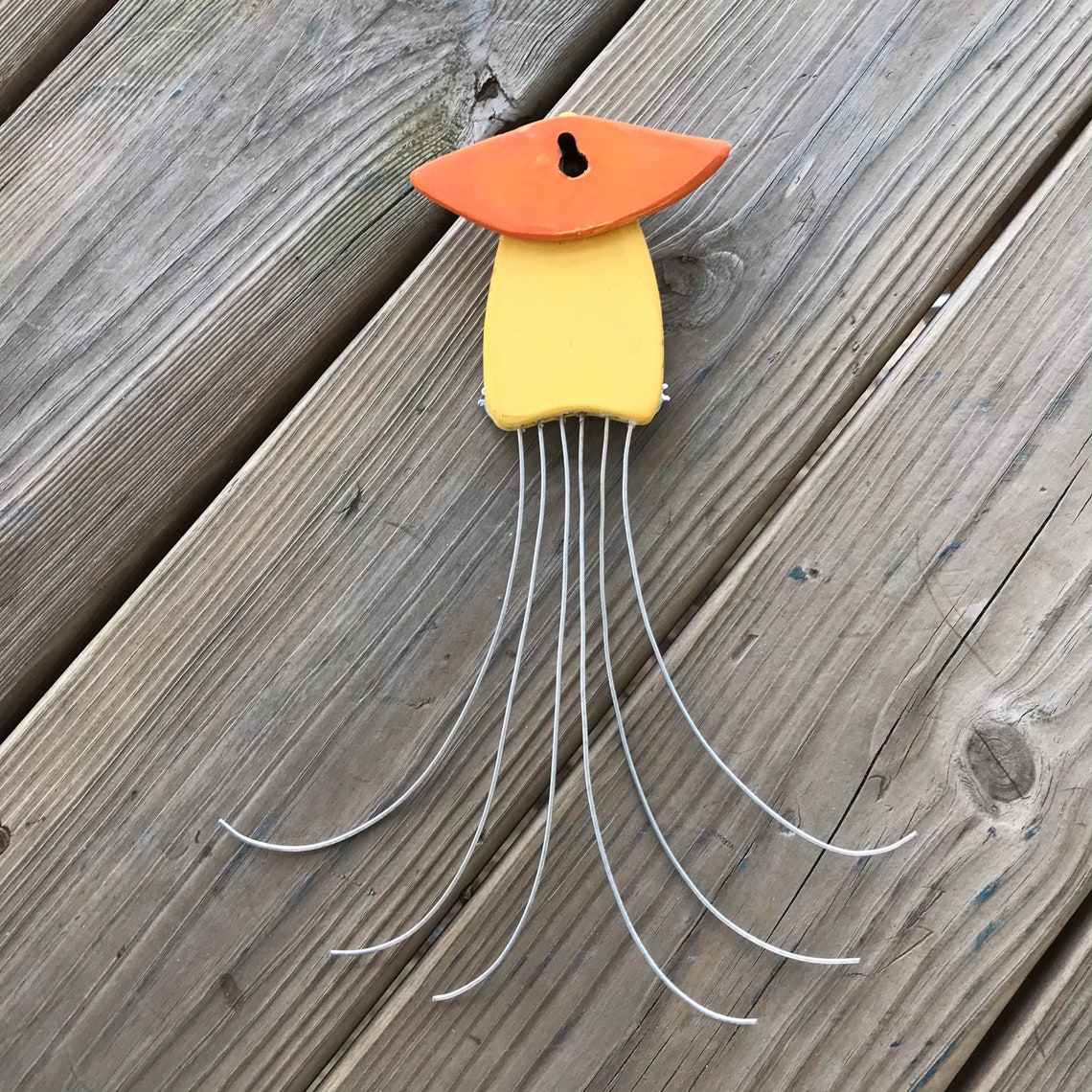 Wooden Mini Squid Wall Art Mini Squid Wall Art Ocean Art | Etsy