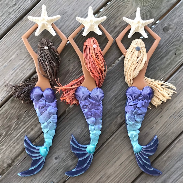 Mermaid Wall Hanging - Etsy