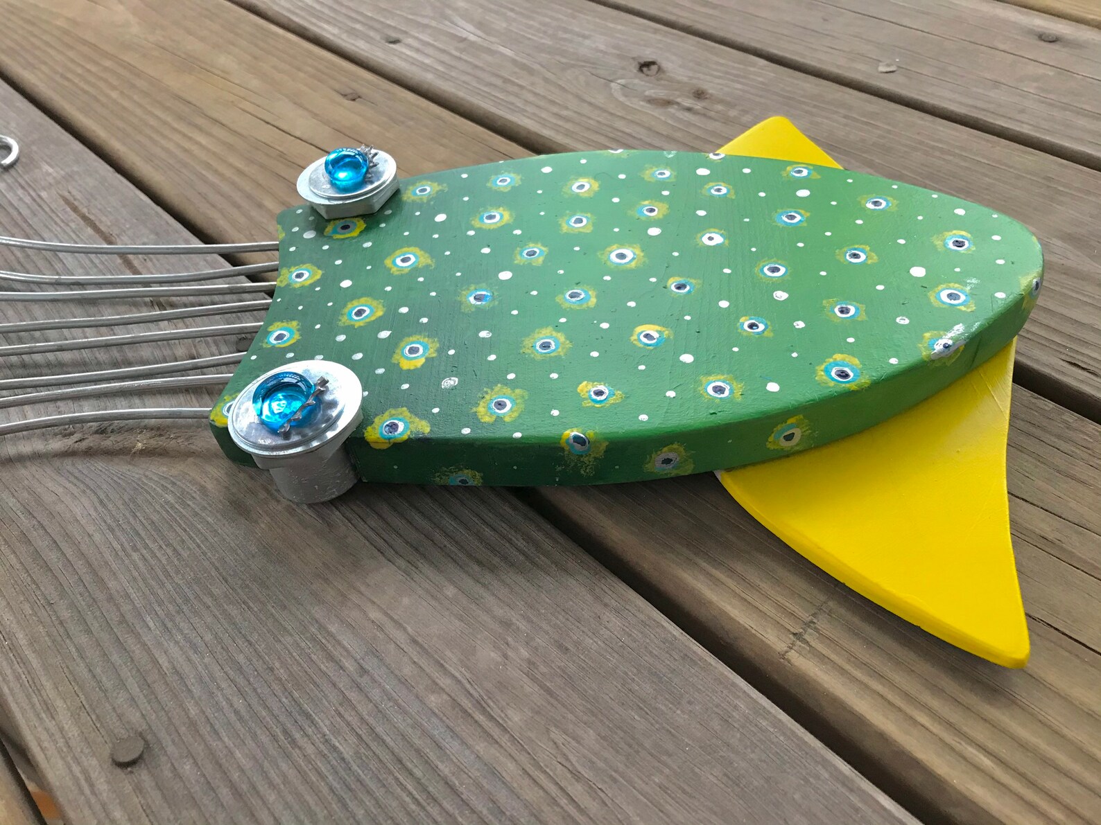 Wooden Squid Wall Art Painted Wood and Metal Squid. Coastal - Etsy