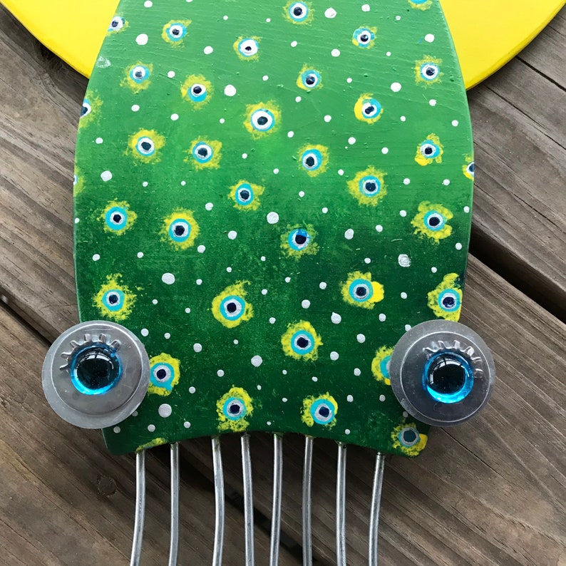Wooden Squid Wall Art Painted Wood and Metal Squid. Coastal - Etsy