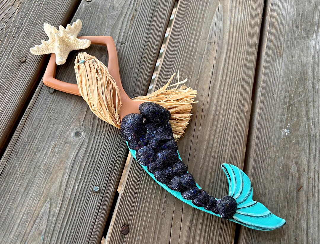 Handmade Jingle Shell Mermaid Christmas Tree Topper - Etsy
