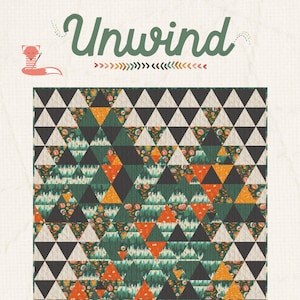 Unwind Quilt Kit, 73" × 84", Unwind Pattern, Jessica Simpson, Art ...